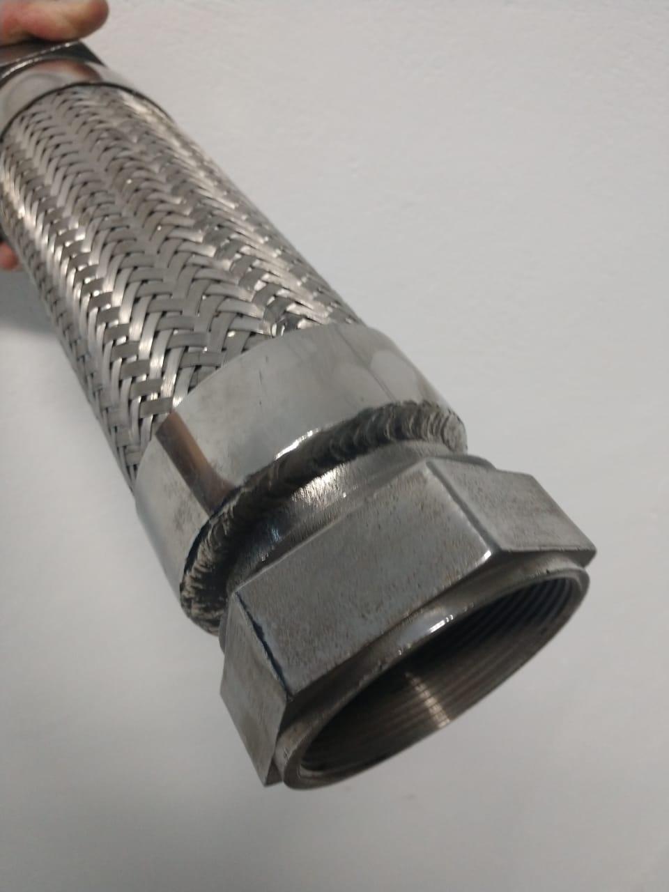 Tubo flexível trançado inox - Borplas
